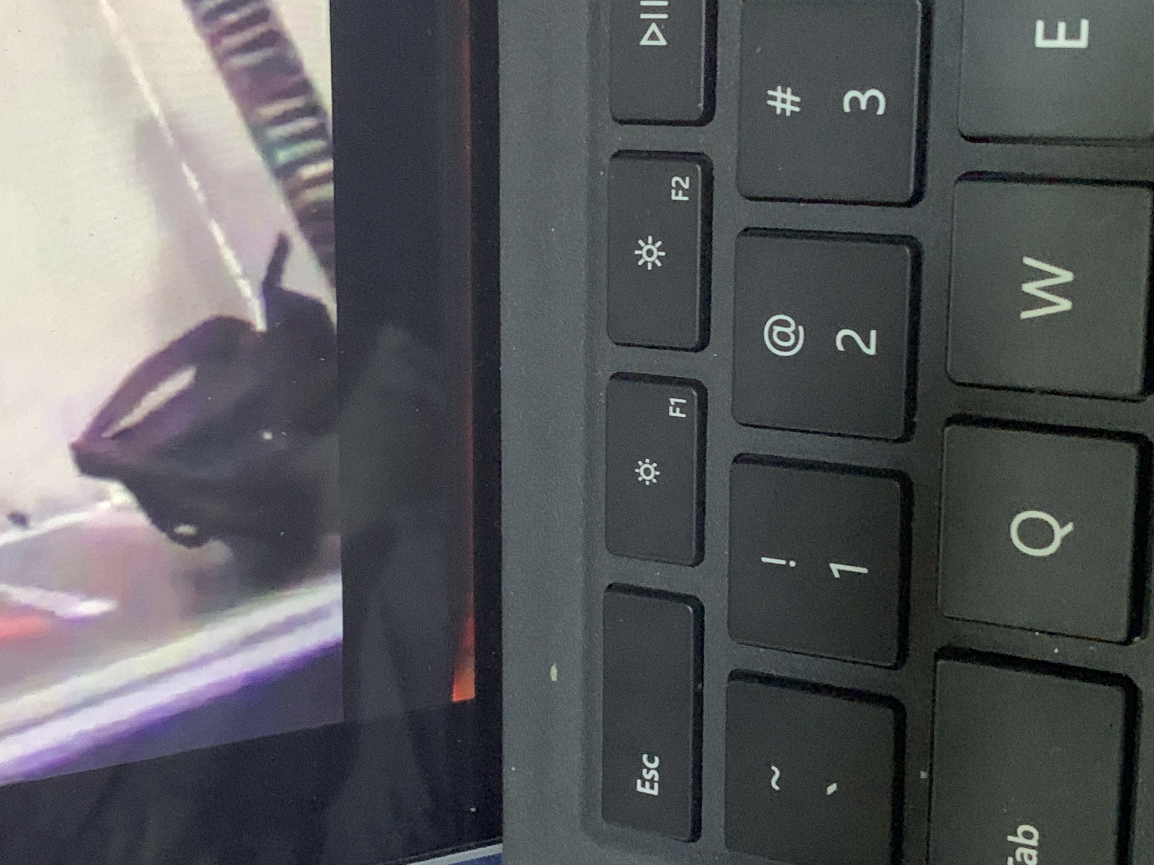 red marks and black lines on laptop - Microsoft Q&A