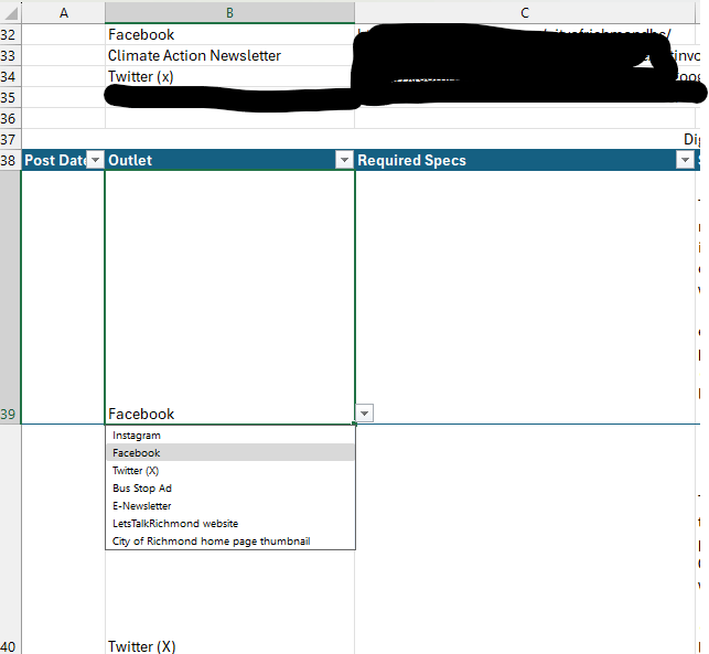 How To Populate A Cell Based On The Drop Down Text From Another Cell