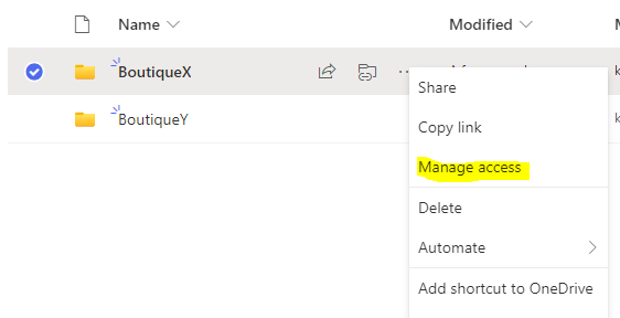 How to display only files with modification rights on sharepoint? - Microsoft Q&A