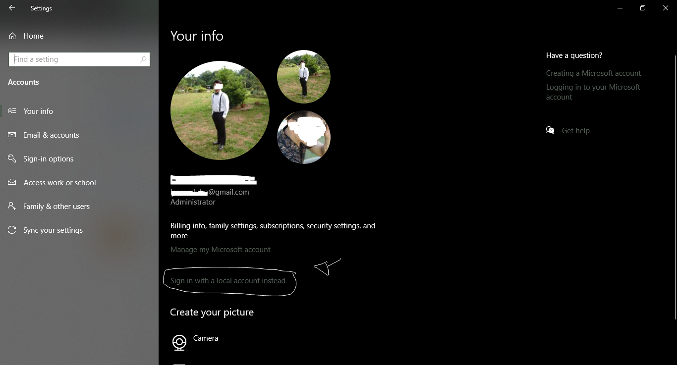 Incorrect default Microsoft account - Microsoft Q&A