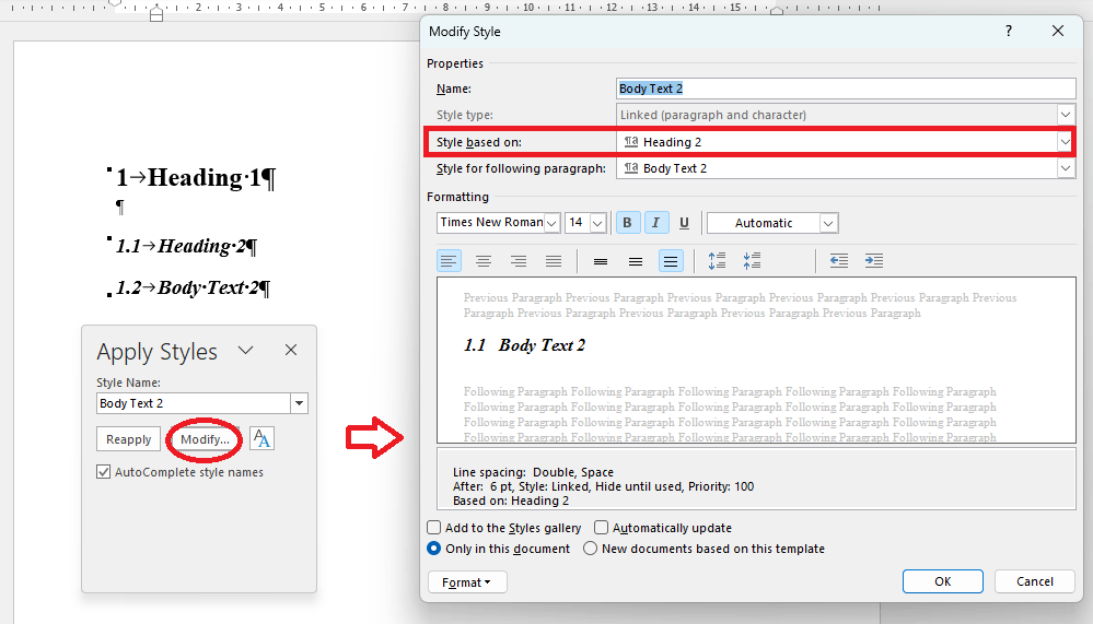 Numbering paragraphs as next heading levels - Microsoft Q&A