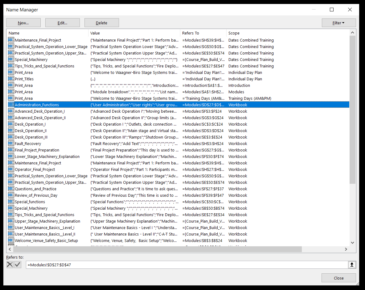 Is it possable to use named ranges to create a dropdown list that will auto fill? - Microsoft Q&A