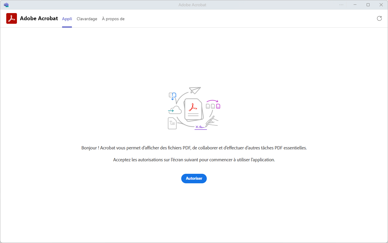 How to autorize Acrobat reader in Teams - Microsoft Q&A