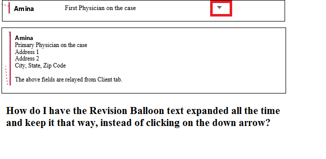 Expand Revision Balloon to show Entire Comment - Microsoft Q&A