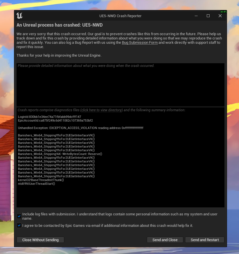 Crash in game in W11 - Microsoft Q&A