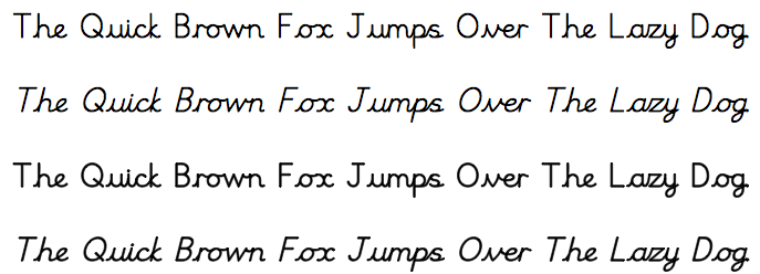 Any fonts with joined up writing?? - Microsoft Q&A