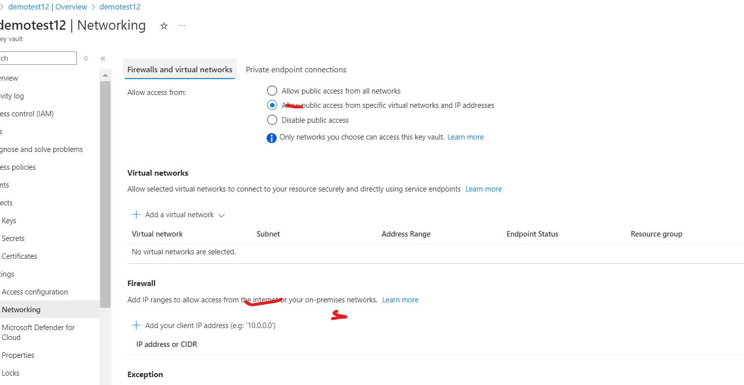Unable to see 'Import' button in Key Vault secret option - Microsoft Q&A