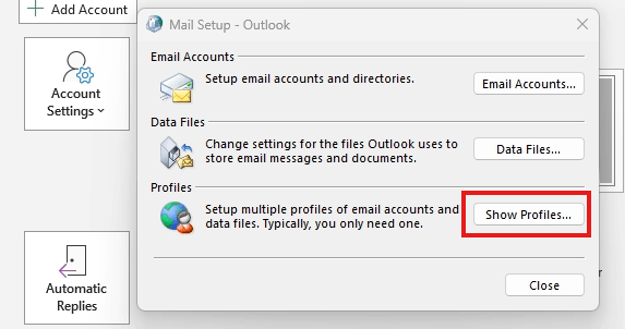 Why do I show two accounts in Outlook 2021 navigation pane for one ...