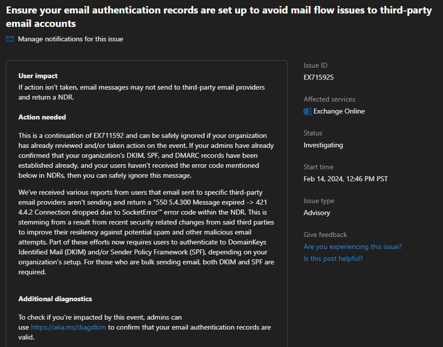 Emails Blocked by Yahoo - Microsoft Q&A