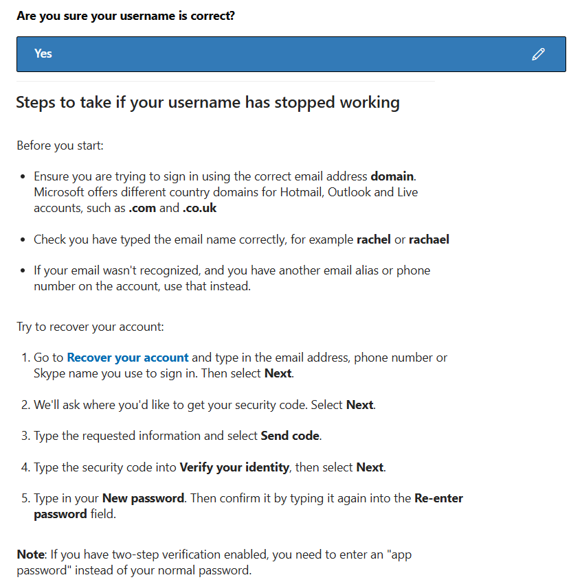 Why don't I get sent verification codes to my email? - Microsoft Q&A