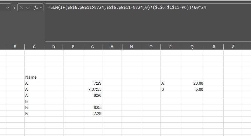 Excel attendance report formulas - Microsoft Q&A