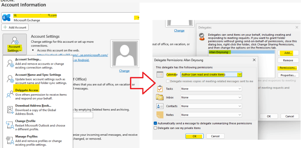 How do I create a shared calendar with more customized access for the ...