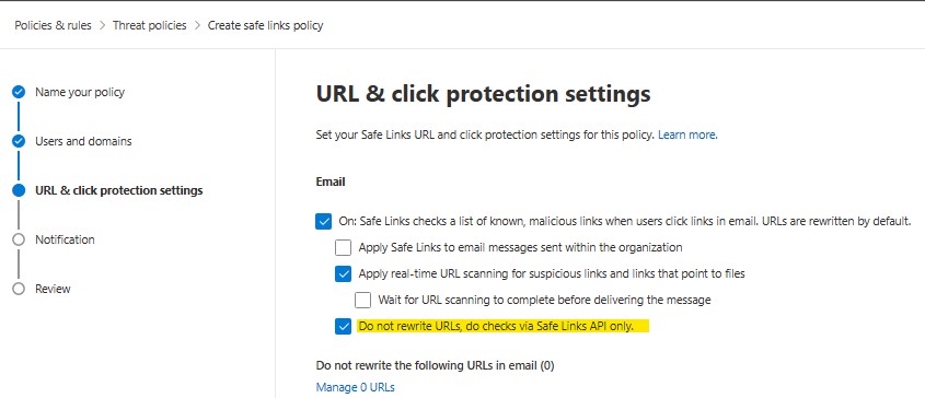 Microsoft Defender Corrupting URLs in Email - Microsoft Q&A