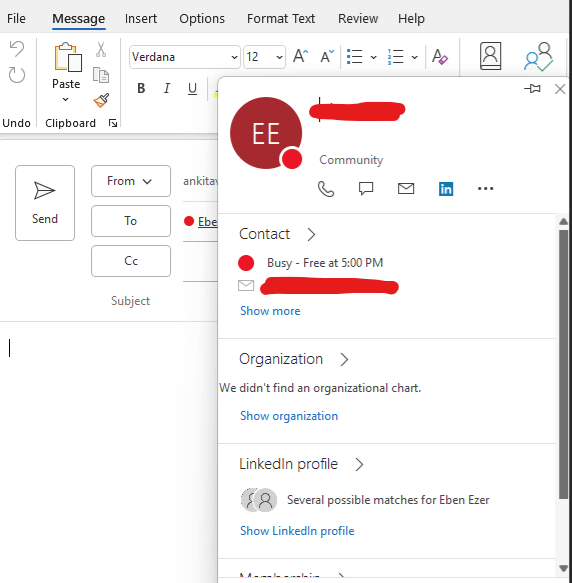 Hi All, How to set outlook status to select the free or busy untill ...