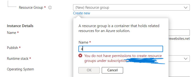 Unable to create new App Service Certificate due to Azure error - Microsoft Q&A