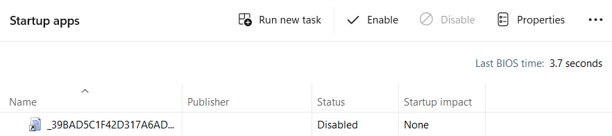 I have an unknown program in my startup apps section. What should I do ...