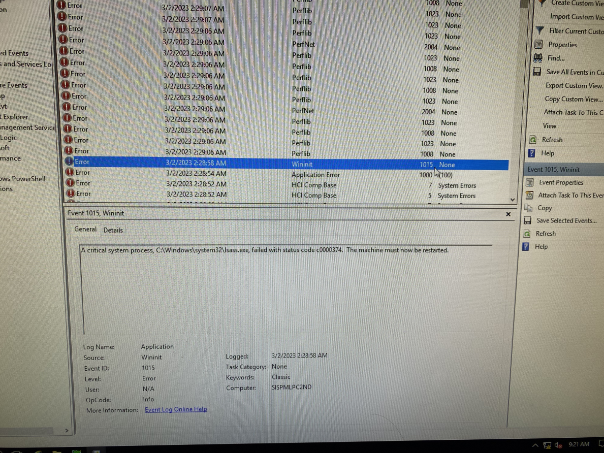 Unexpected restart on Windows server 2016. - Microsoft Q&A