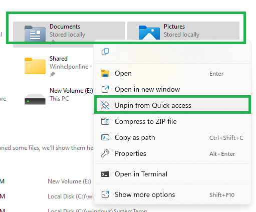 Block remove from pinned list - Microsoft Q&A