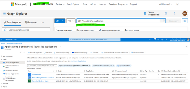 How can I troubleshoot issues connecting my "Powershell Onedrive Graph" API to Microsoft Graph ...