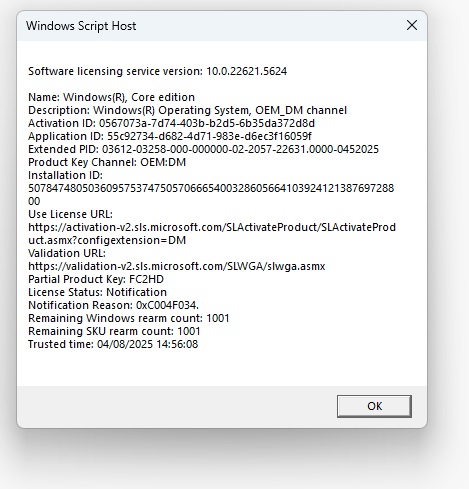 Recently purchased refurbished PC, no windows key - Microsoft Q&A