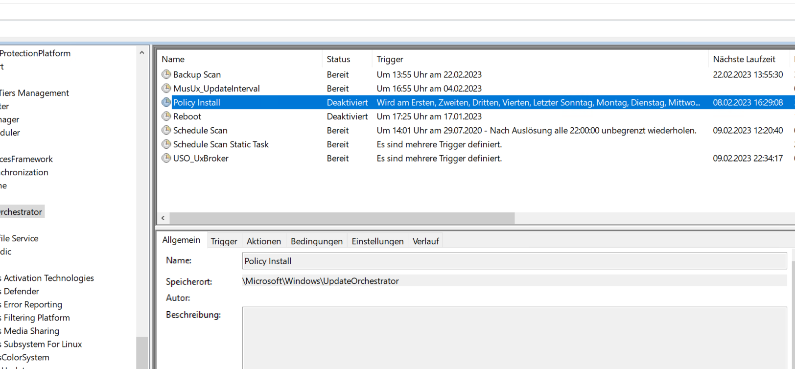 Windows10 Clients - GPO for ScheduledInstallTime - Microsoft Q&A