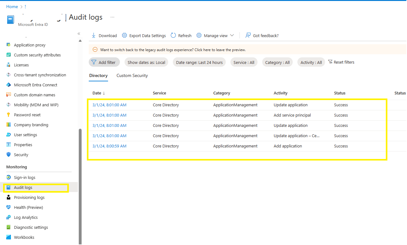 Why does authentication's functionapp fail to add identity provider ...
