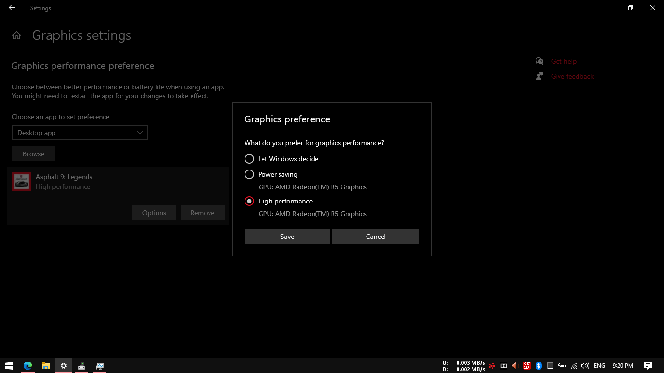 Graphics Performance Preference shows only iGPU - Microsoft Q&A