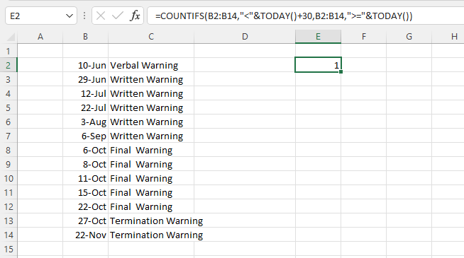 Counting Tardies within a 30 day rolling period and More - Microsoft Q&A