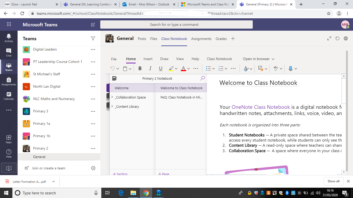 Microsoft Teams and Class Notebook - Microsoft Q&A