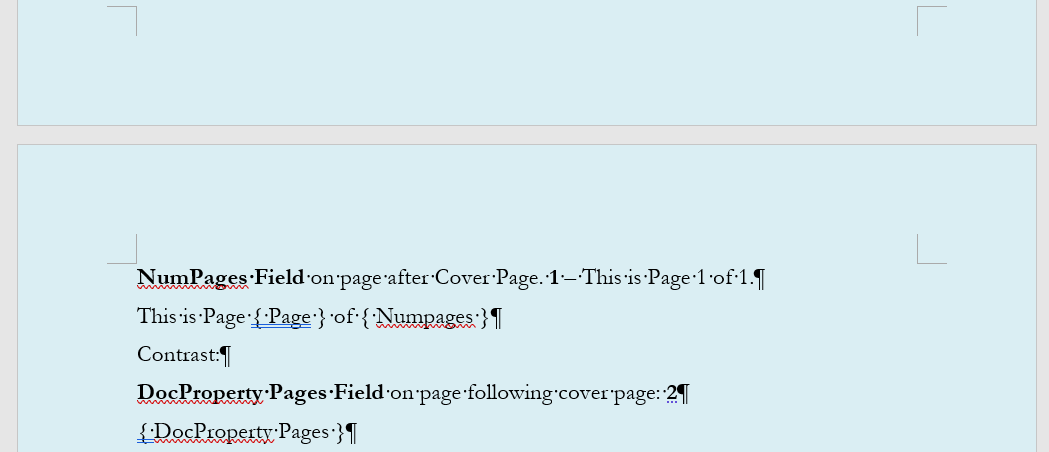 How to start page number from 2nd page as page number 1 , in format of ...
