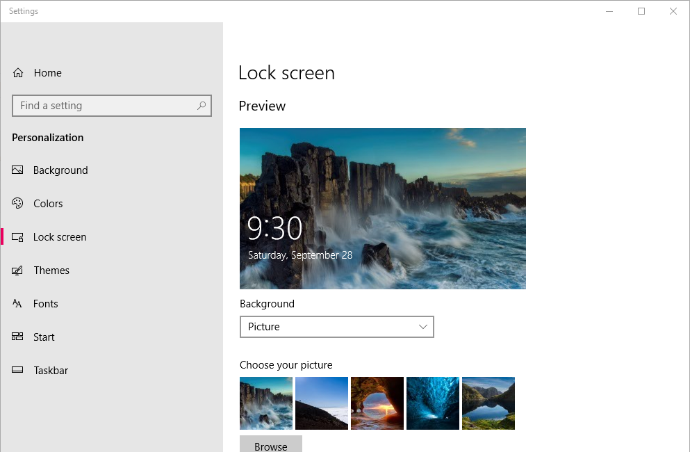 Lock Screen/Welcome screen won't change - Microsoft Q&A