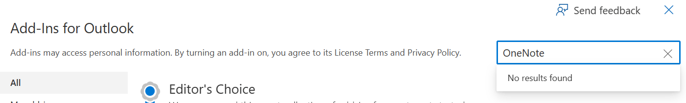how do i install the add-in app to "Send To OneNote" to the new version ...