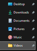 My videos icon turned into a folder icon. How do I fix this ...
