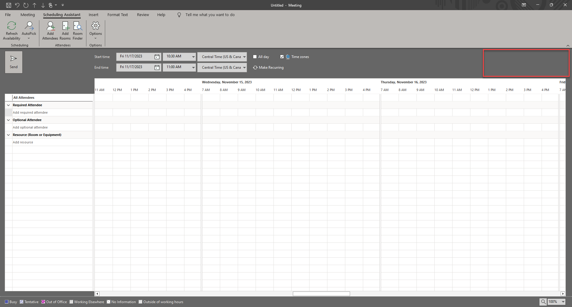 Scheduling Assistant Calendar Missing - Microsoft Q&A