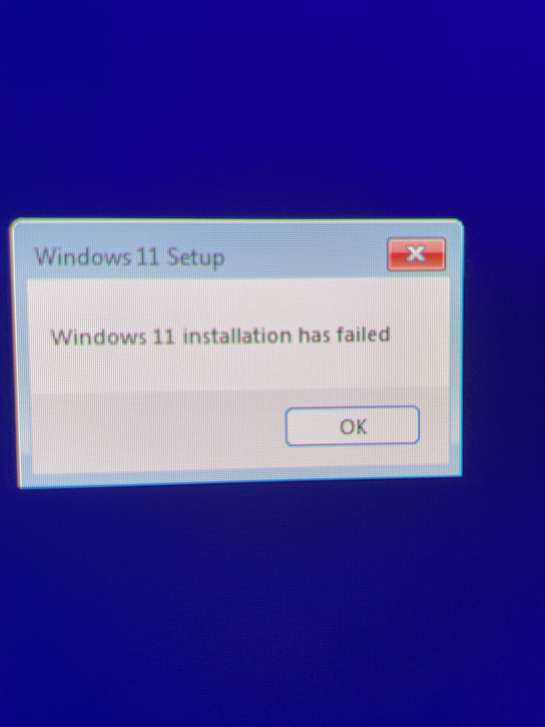 Windows 11 failing on new PC - Microsoft Q&A