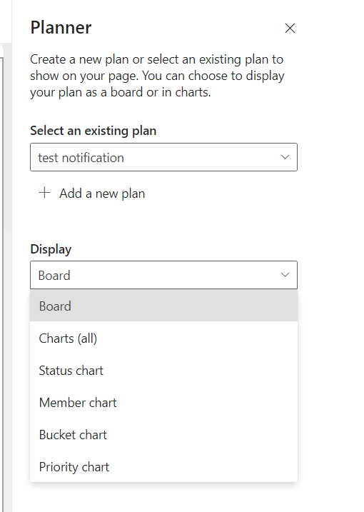 Why is the option to select Planner schedule view in sharepoint but it ...