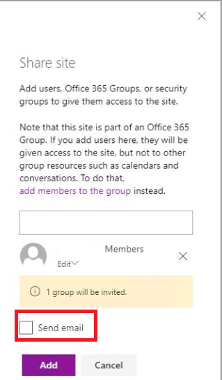 SharePoint notification - Microsoft Q&A