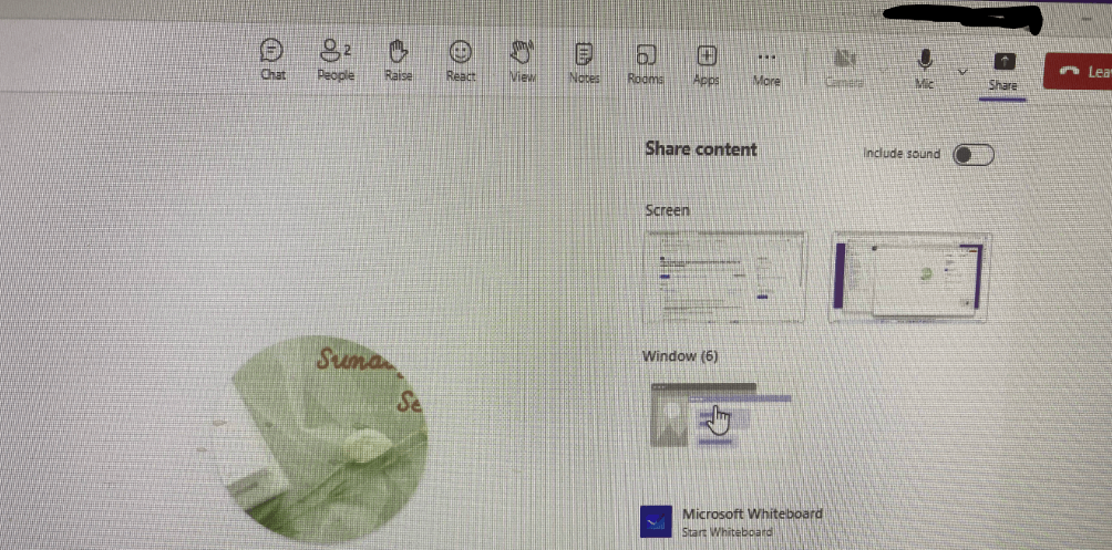 How to hide Teams chat conversations window when sharing my screen in a ...