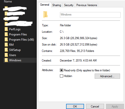 Reducing the size of System Files & Reserved Storage - Microsoft Q&A
