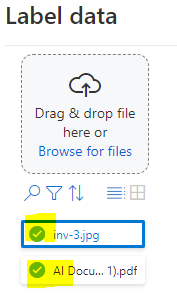 Does training include unlabeled documents as well (those that are with yellow color ...