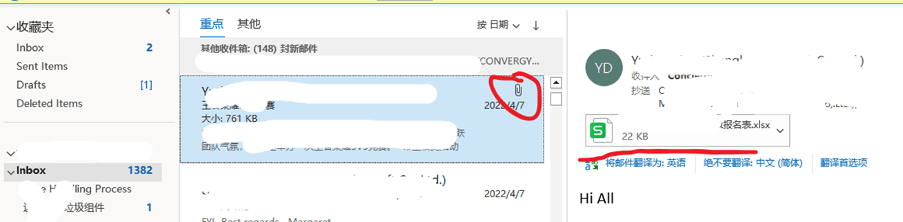 how can i get the attachment symbol to show in my inbox on outlook ...