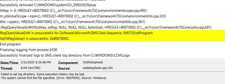 Sccm Office Installation Stuck During Osd Task Sequence Microsoft Qanda 