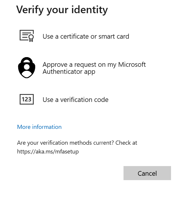 How to change with mobile phone text as I cannot use smart card and authenticator app ...