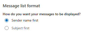 How to show the name of sender in outlook - Microsoft Q&A