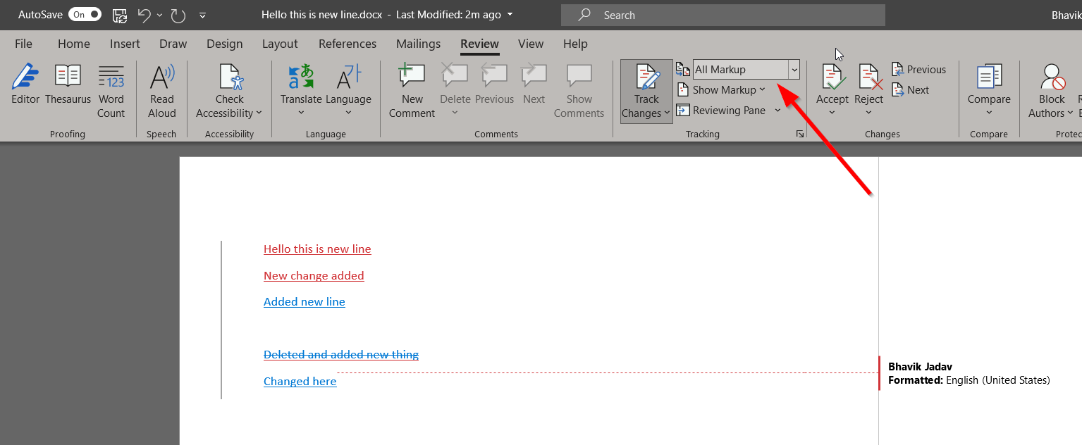 Track Changes display - both balloons and inline? - Microsoft Q&A