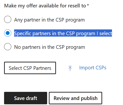 ResellerConfiguration API (Post) is not working for "Specific partners ...