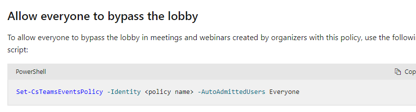 Everyone gets stuck in Lobby joining Teams Meeting - Microsoft Q&A