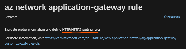 Facing Issue While Creating Tcp Backend Setting Through Azure Cli