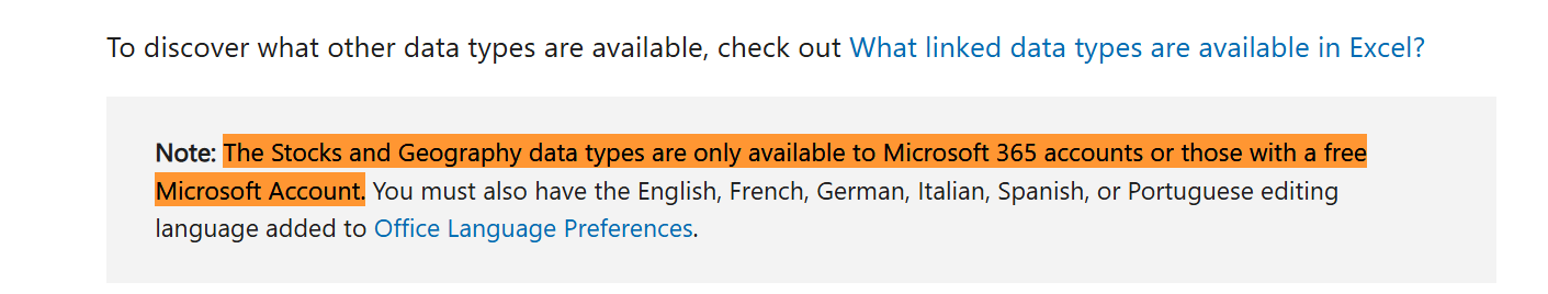 I can't see data type option in my excel ribbon - Microsoft Q&A