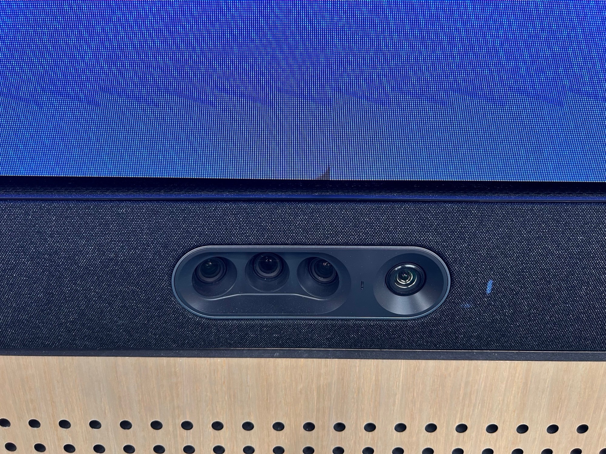 Teams Room on Android - Cisco EQ Codec. Main display appears to have ...